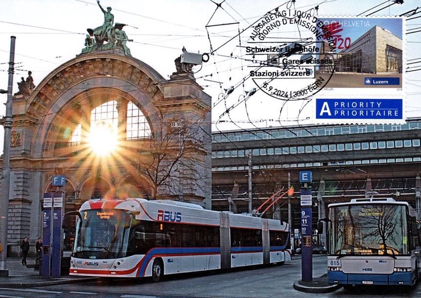 Maximumkarte Überdruck Bahnhof Luzern (Neu (gemäss Beschreibung)) in Dottikon für CHF 4 – mit ...