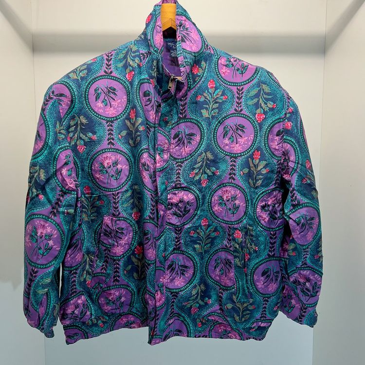 Rare vintage - Jacket/Jacke/Veste - M - Purple/Green/Pattern (Gebraucht ...