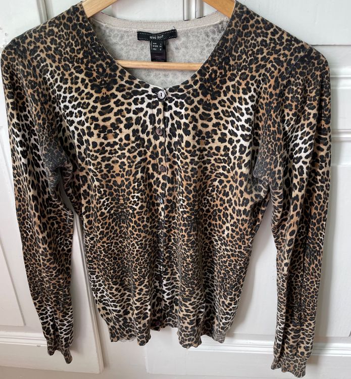 Mango Suit Leopard / Leo Print Kardigan / Strickjacke (Gebraucht) in ...