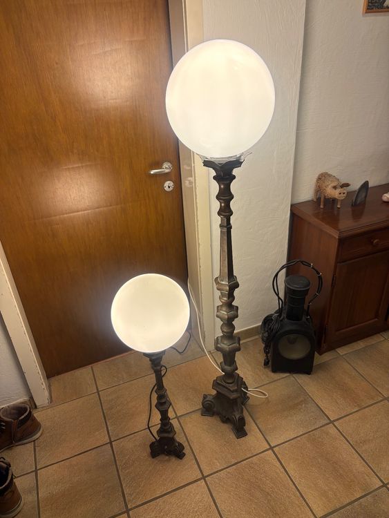 Schone Stehlampe Kugel Retro Bild