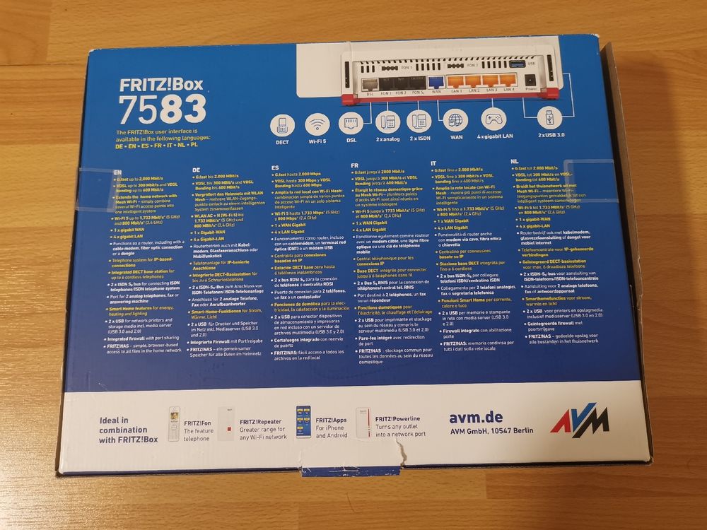 FRITZ!BOX 7583 VDSL Wireless Router (Gebraucht) in Siebnen für CHF 150 ...