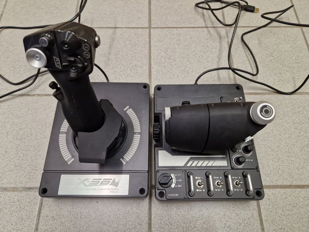 Joystick Logitech G X56 HOTAS USB Schwarz (Gebraucht) in Freienstein ...