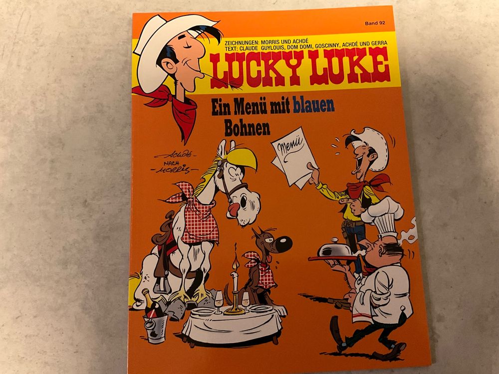 Lucky Luke - Ein Menu mit blauen Bohnen, Band 92 (Gebraucht) in ...