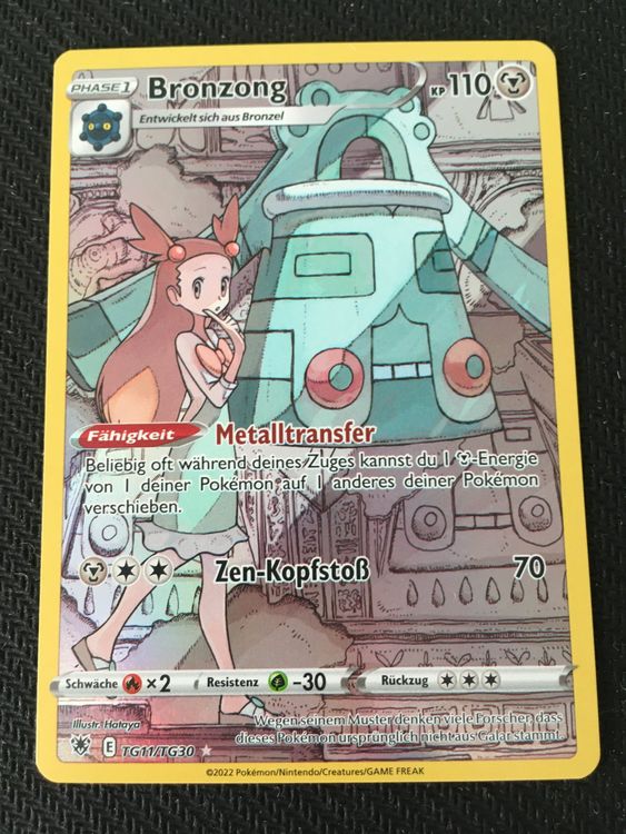 TG11 - Bronzong - Pokémon - Astralglanz - DE (Neu (gemäss Beschreibung)) in St.Gallen für CHF 2. ...
