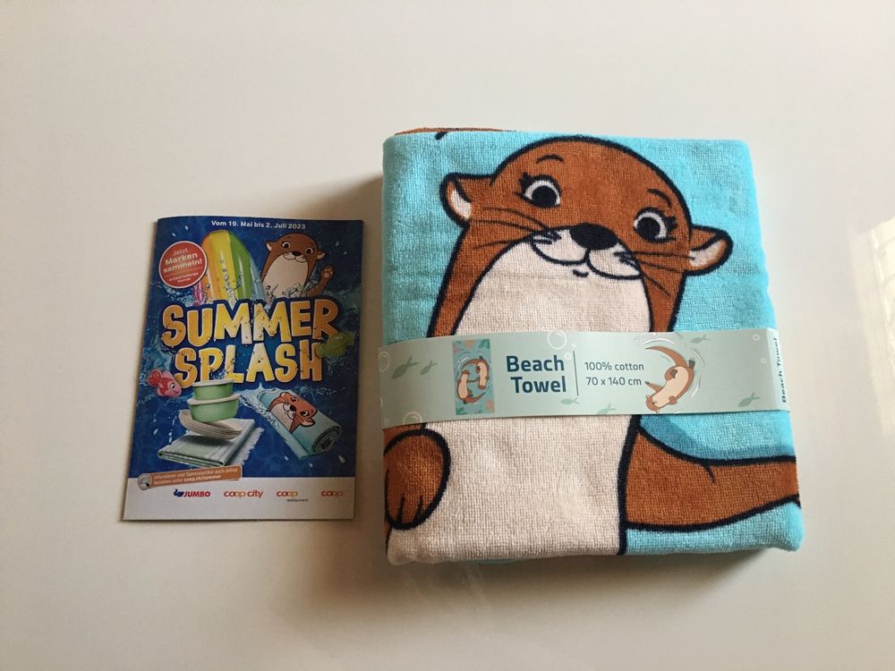 Coop Summer Splash Otter Strandtuch | Kaufen auf Ricardo