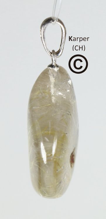 Golden Rutil Quarz, Rutilquarz / Quartz rutile doré, S 925 (Neu und originalverpackt) in ...