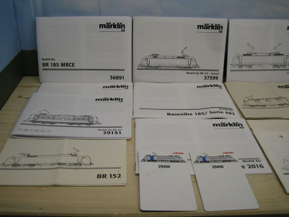 Märklin Anleitungen für diverse E-Loks (Gebraucht) in Eschlikon TG für ...