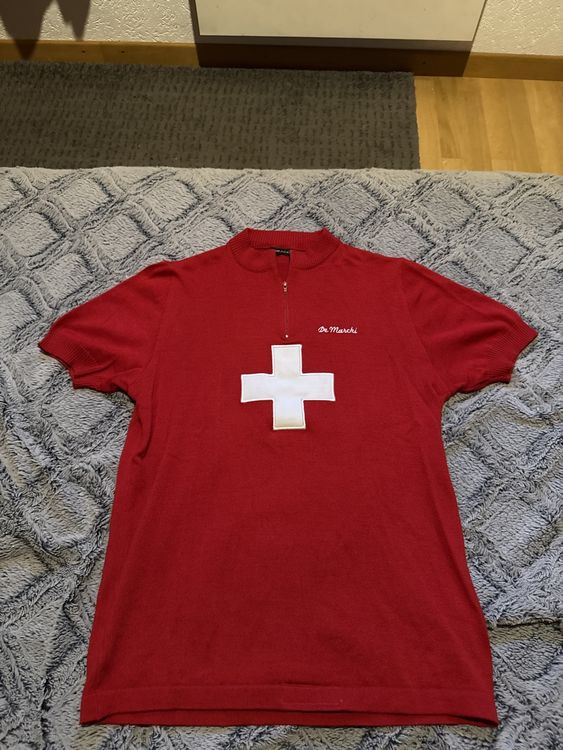 Maillot De marchi vintage équipe de Suisse (Neu (gemäss Beschreibung)) in Arzier-Le Muids für ...