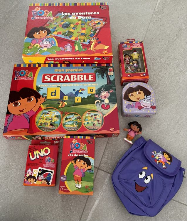 Preschool Dora l’exploratrice jeux Scrabble Uno … (Gebraucht) in ...