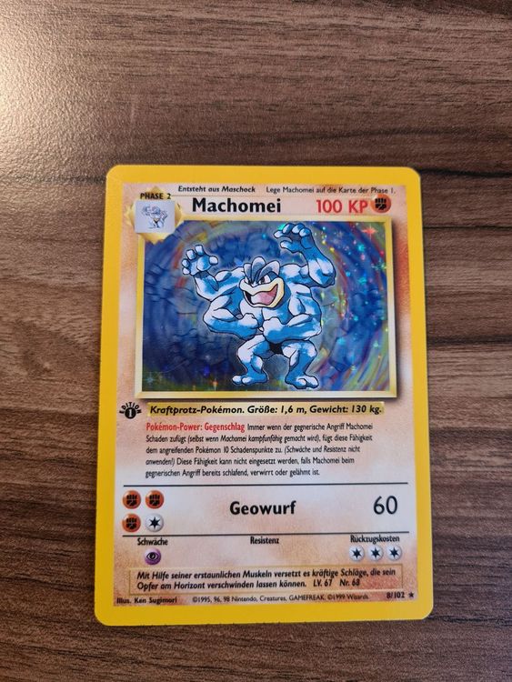 Machomei Holo, First Edition, Baseset | Kaufen auf Ricardo