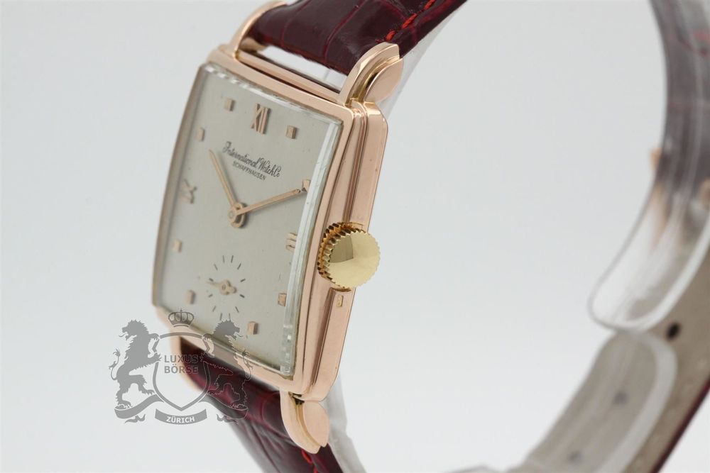 IWC Square Vintage Uhr 18K Rosegold von ca. 1943 *3851 (Gebraucht) in ...
