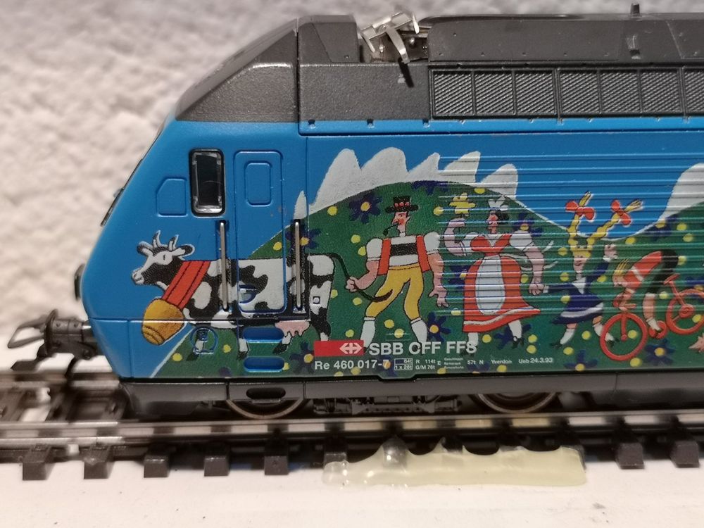Märklin 3752 Re 460 017-7 SBB Alpaufzug AC Digital HLA 6090 (Gebraucht) in Dittingen für CHF 94 ...