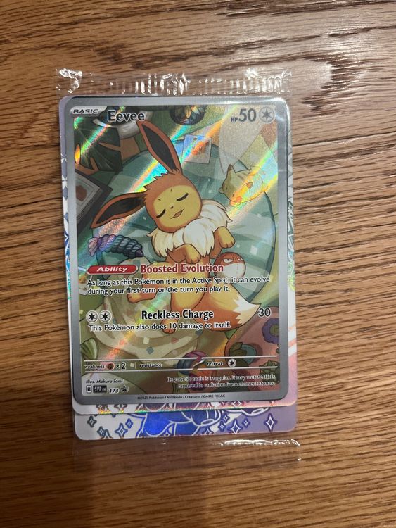 Pokemon Prismatic Evolutions Eevee Promo Selaed (Neu und ...