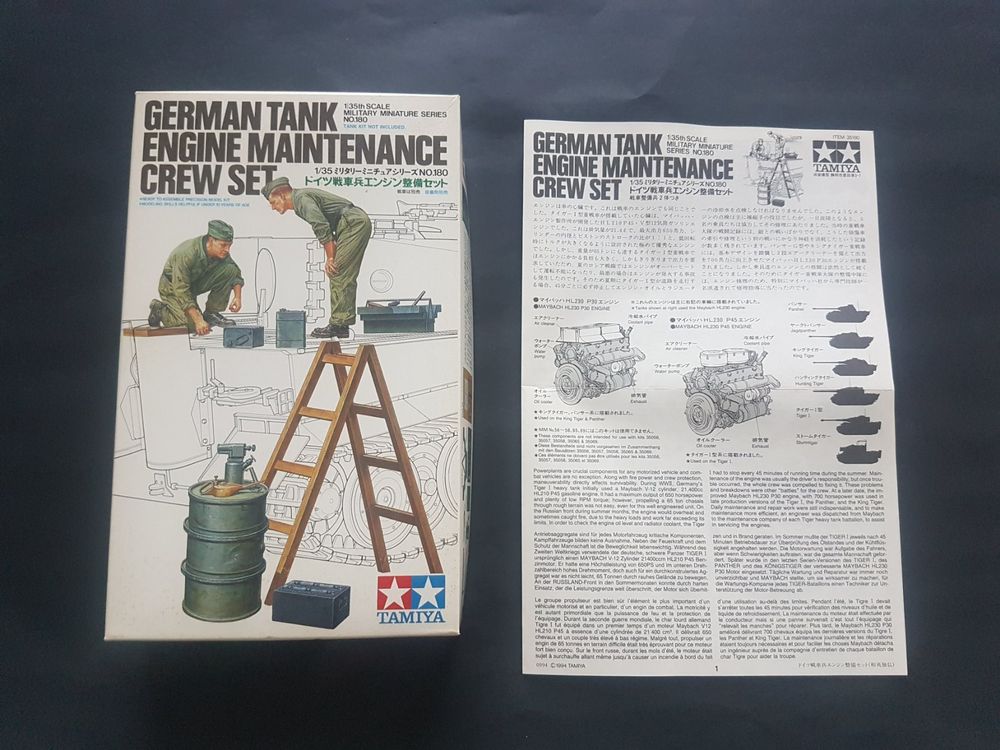 Tamiya, 35180, 1/35, Military Model Kit German Tank Engine | Kaufen auf ...