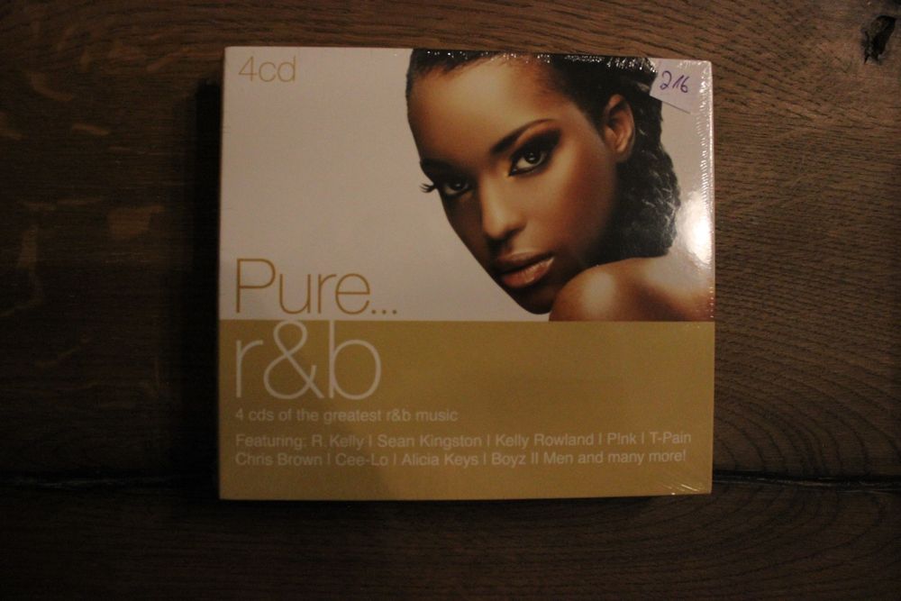 PURE...R&B 4 CD NEUWARE MIT R.KELLY, AALIYAH UVM. (216/2) (Neu und ...