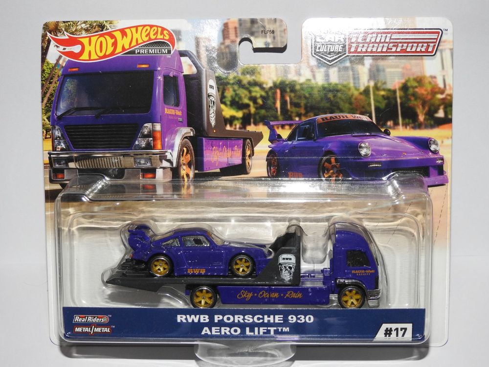 HOT WHEELS RWB PORSCHE 930 / AERO LIFT / TEAM TRANSPORTER | Kaufen auf ...