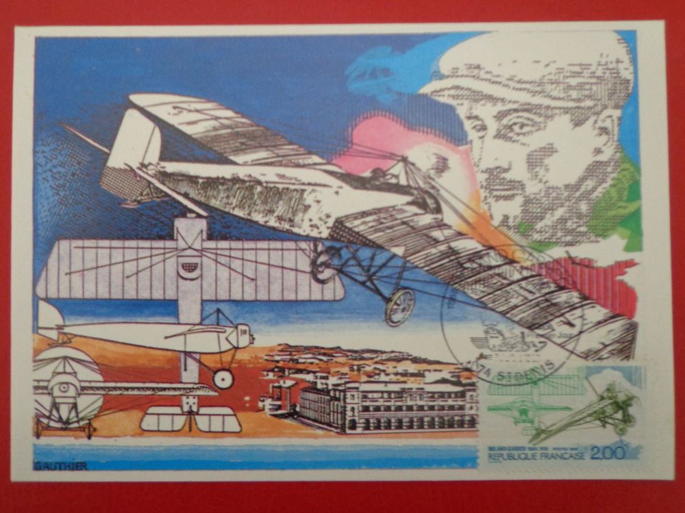 Maximumkarte MK 1988 Frankreich ROLAND GARROS FLUG/ AVION (Neu (gemäss Beschreibung)) in Le ...