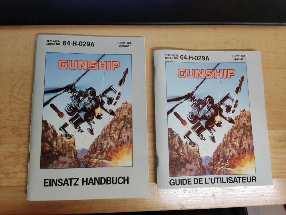 Originalgame GUNSHIP für den Commodore Amiga | Kaufen auf Ricardo