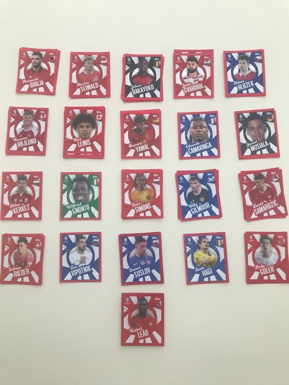 PTW Stickers, Topps EM 2024, Preis ist für 2 Bilder (Neu (gemäss ...