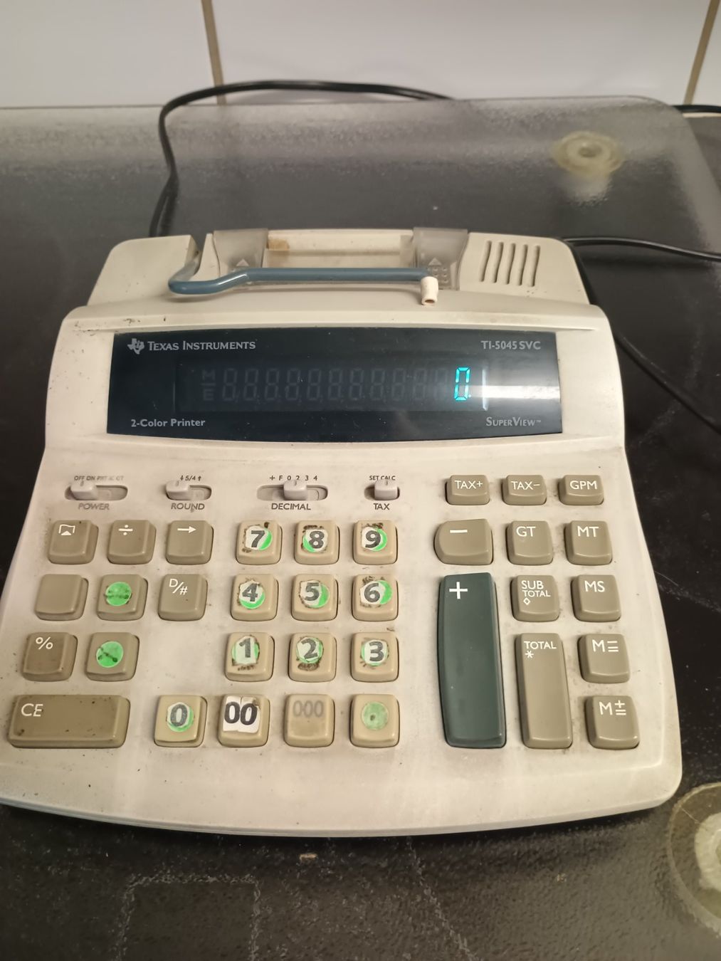 Texas Instruments TI-5045 SVC Rechenmaschine Rechner Vintage (Gebraucht ...