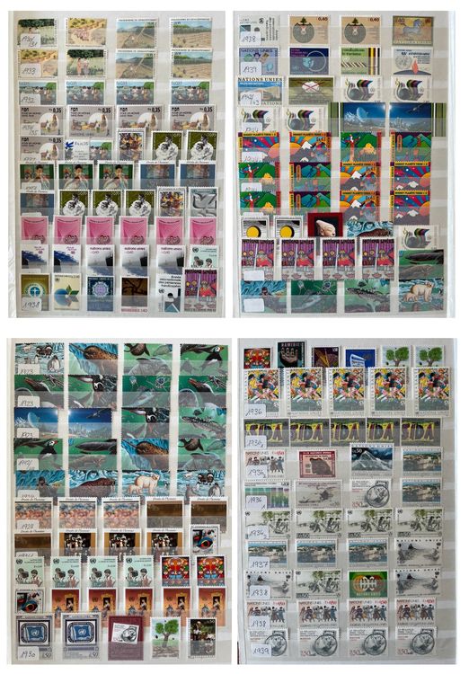 36 Seiten frankaturgültige Briefmarken Wert über Fr. 1300.-- (Neu ...