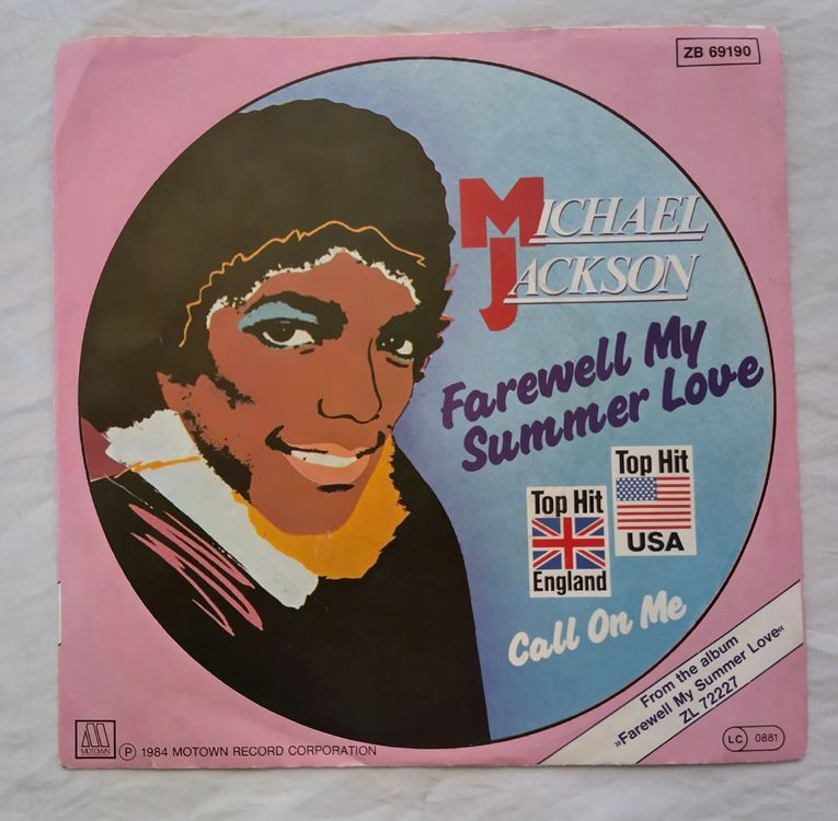 Michael Jackson - Farewell My Summer Love / Single 1984 (Gebraucht) in ...