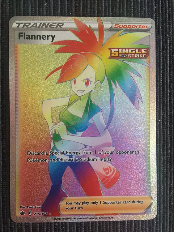 Pokemon Flannery Rainbow Chilling Reign Englisch (Neu (gemäss ...