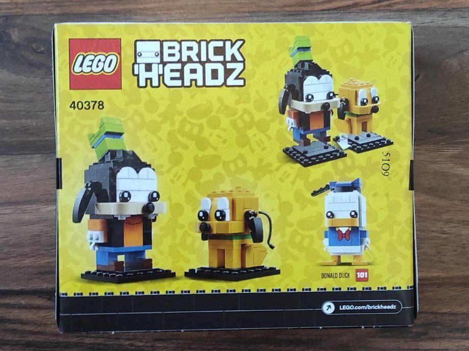 LEGO 40378 BrickHeadz Goofy & Pluto (Neu und originalverpackt) in ...