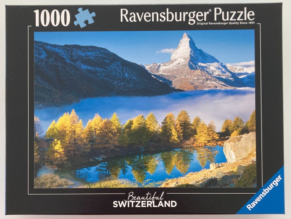 Ravensburger Puzzle, 1'000 Teile, Grindjisee mit Matterhorn | Kaufen auf Ricardo