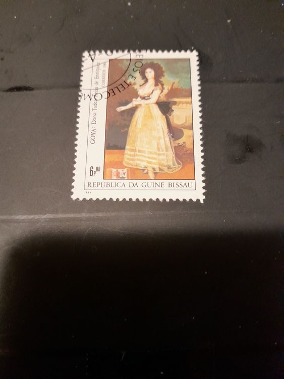 Rare! Timbre Guinée Bissau - Goya, Dona Tudo, 1984. (D'occasion) à ...