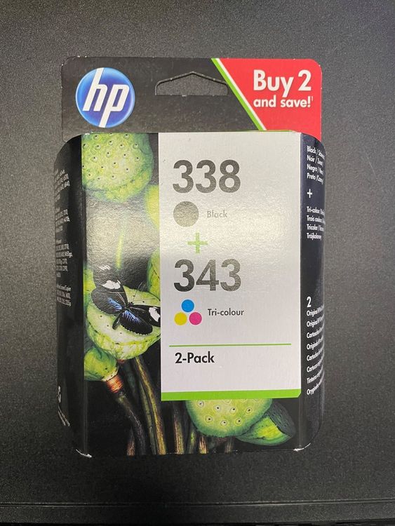 HP Druckerpatrone 338 + 343 Set | Kaufen auf Ricardo