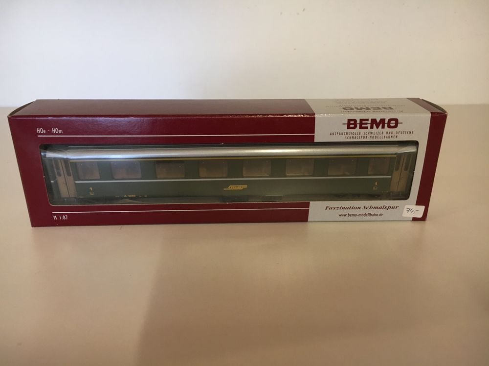 Bemo H0m 3252 119 Personenwagen RhB A 1239 EW I (Neu und ...