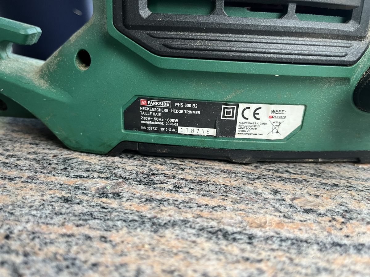 Parkside PHS 600 B2 Heckenschere (Gebraucht) in Lostorf für CHF 10 ...