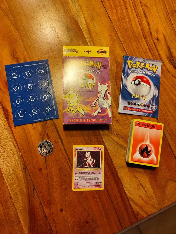 Deck zap pokémon complet mewtwo pikachu wizard francais FR (D'occasion ...