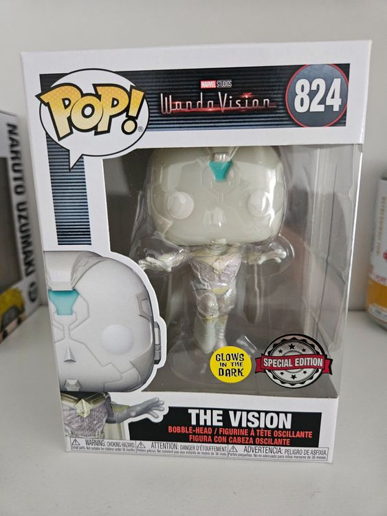 Funko Pop! Vision (White) #824 - WandaVision (Neu und originalverpackt ...