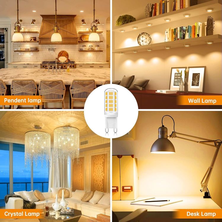 Lampe 3000K LED Leuchtmittel 3.5W, G9 Glühbirne 400 Lumen (Neu (gemäss ...