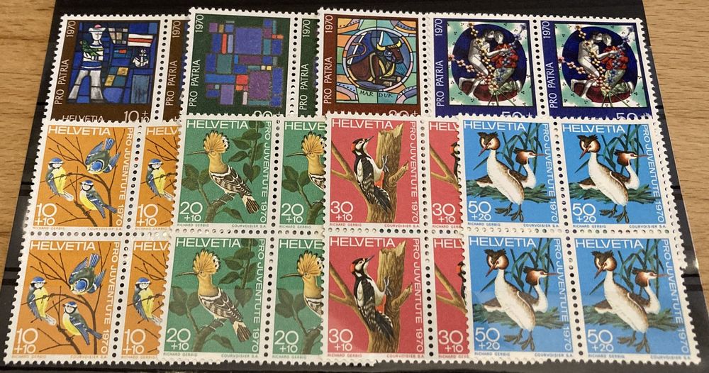 1970, PP und PJ Viererblöcke (**) Sammlung oder Frankatur !! | Kaufen auf Ricardo