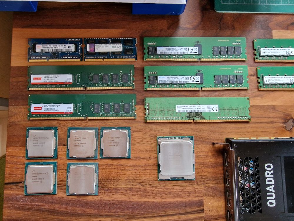 Diverses PC Teile RAM,CPU,GPU (Gebraucht) in Plons für CHF 213 – mit ...
