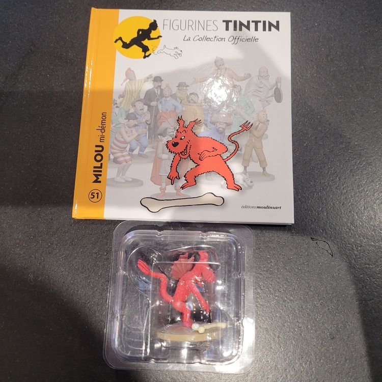 Livre Et Figurines Collection Tintin Milou Mi-Démon | Kaufen auf Ricardo