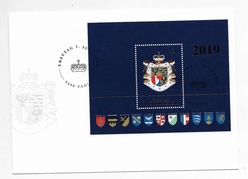 FL 2019, FDC Block (Neu (gemäss Beschreibung)) in Hefenhofen für CHF 4 ...