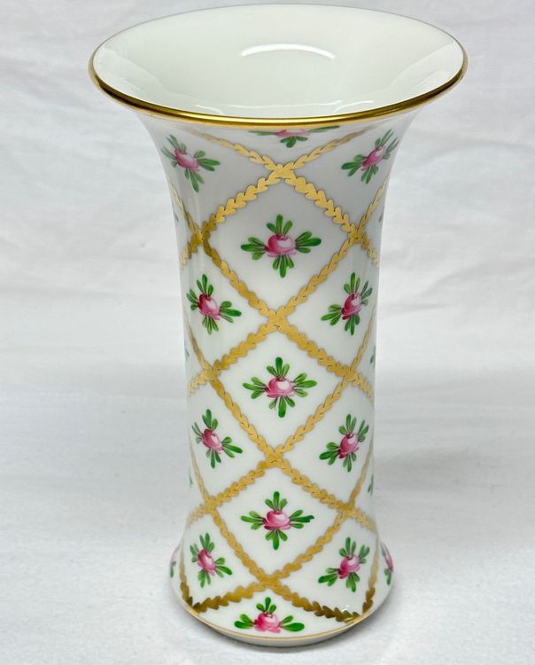 Wunderschöne Herend Porzellan Dekor "Sevres Rose" Vase (Neu (gemäss ...