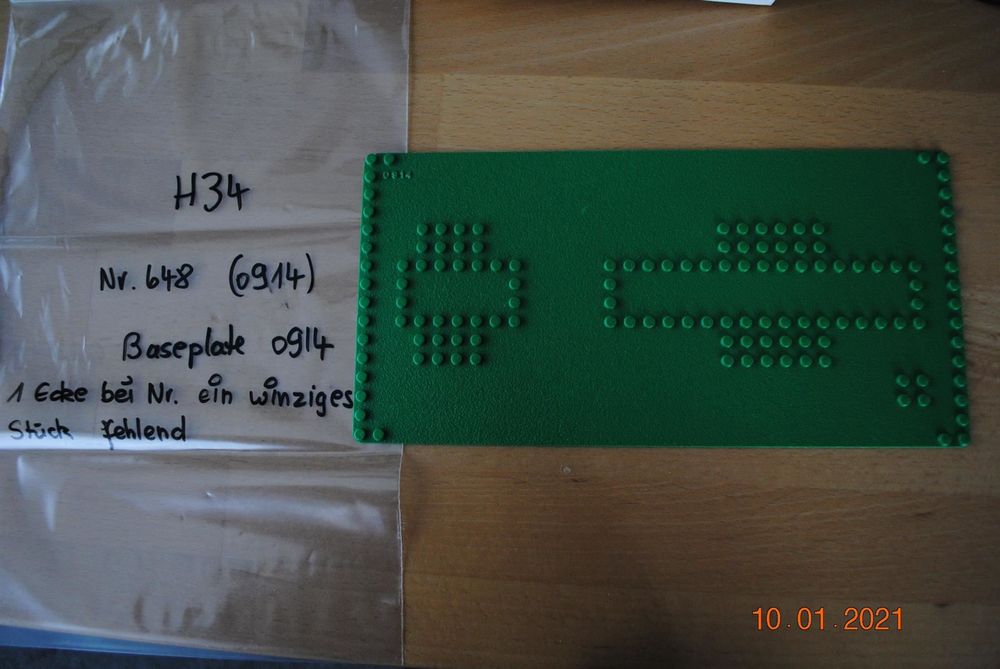 Lego-grüne Baseplate Nr 648 (0914) /H34 (Gebraucht) in St. Gallen für ...