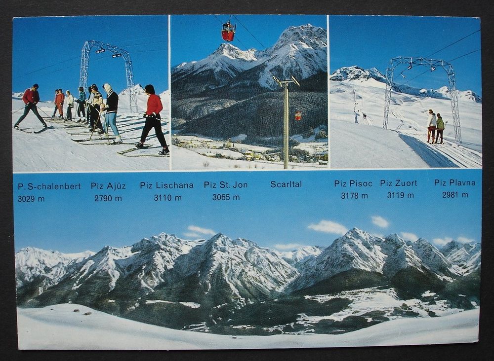 SCUOL-TARASP-VULPERA Wintersport Seilbahn Skilift Schlivera | Kaufen auf Ricardo