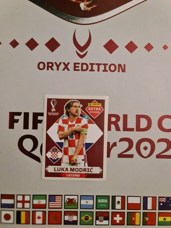 Panini Extra Sticker Qatar 2022 Luka Modric BASE (Neu (gemäss ...