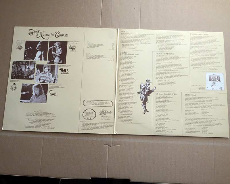 Rumpelstilz - Füüf Narre Im Charre - Schweiz 1976 - to NM | Kaufen auf ...