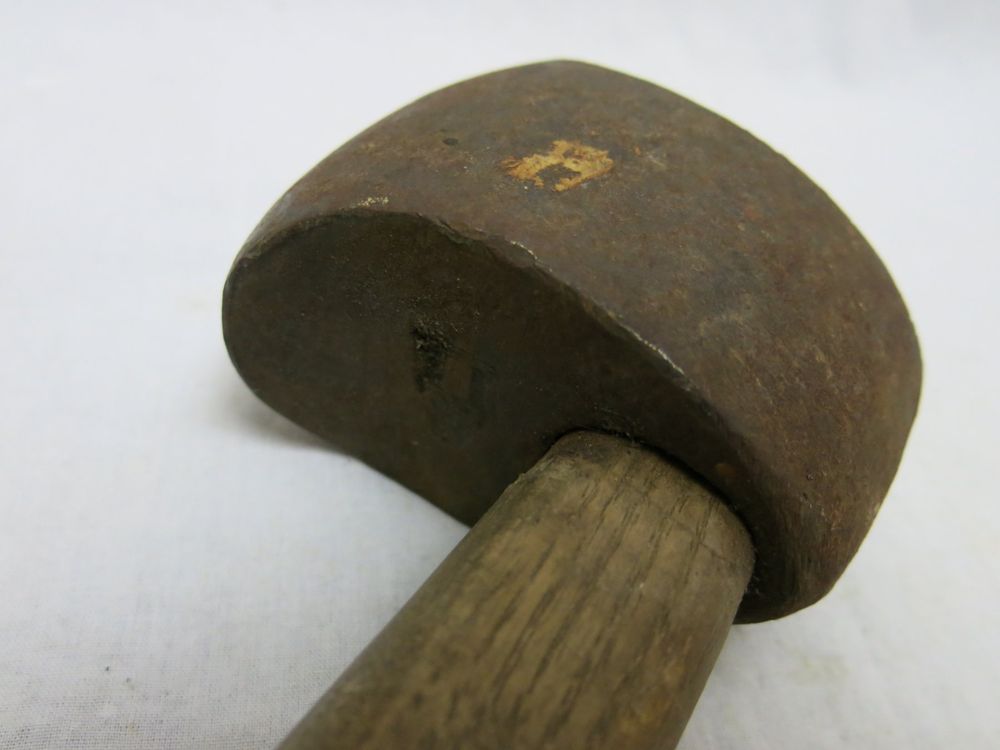 Fund Selten Patina Kurios Spengler-Hammer-Amboss Treibhammer (Gebraucht ...