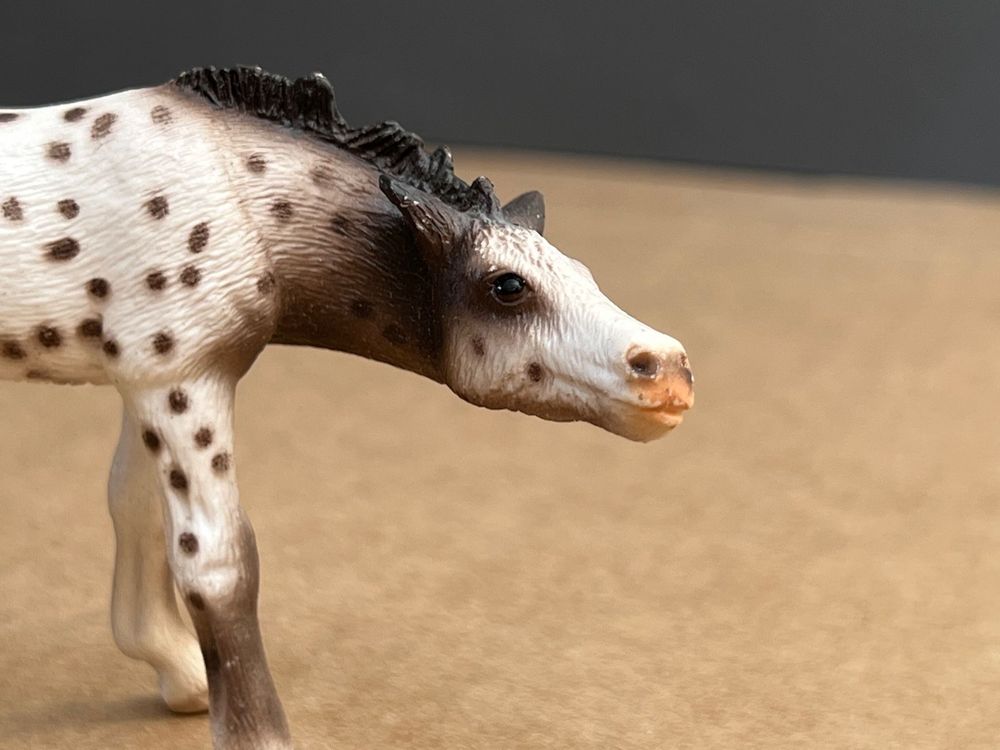 Schleich 13619 Knabstrupper Fohlen, saugend Pferd | Kaufen auf Ricardo