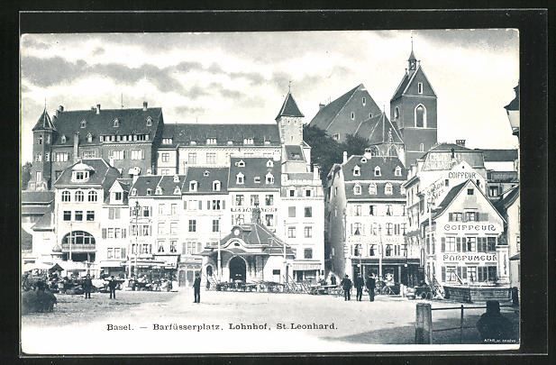 Basel, Barfüsserplatz, Lohnhof, St. Leo | Kaufen auf Ricardo