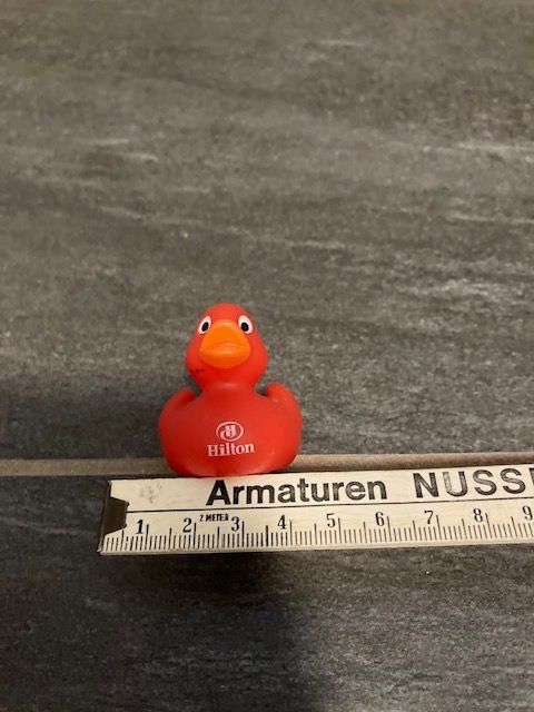 Badeente rot Hilton (Gebraucht) in Pfäffikon ZH für CHF 1.95 – mit ...