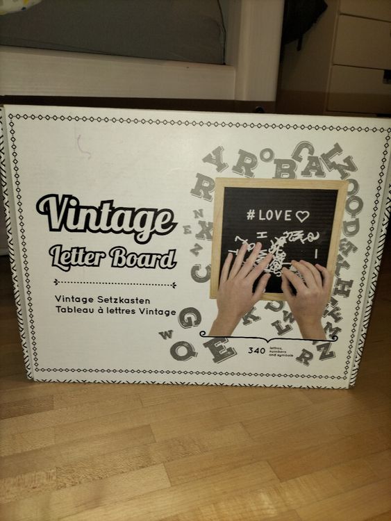 Vintage Letter Board | Kaufen auf Ricardo